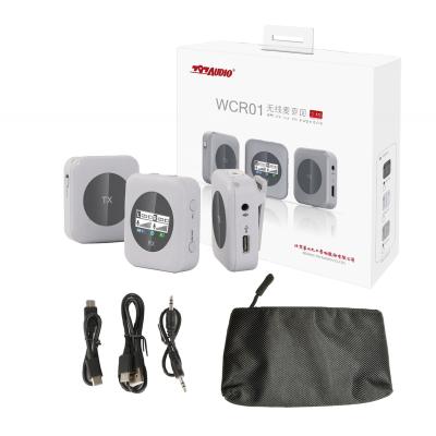 China 797AUDIO Iphone Portable Audio Vlog Video Recording Wireless Lavalier Microphone Singing Machine Tv Broadcasting Equipment 100m for sale
