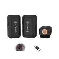 China 797AUDIO WCR02 2.4ghz Usb Wireless Microphone for Phone Mic Vlogging Living Show Smartphone Camera Wireless Lavalier Microphone for sale