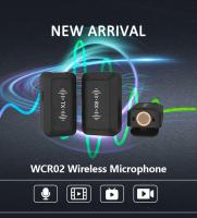 China 797AUDIO WCR02 Lavaliere Microphone Mini Portable Noise Reduction Video Recording Microphone Wireless For Youtuber for sale
