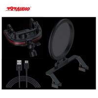 China 797AUDIO D501 Professional USB Microphone Condenser Cardioid Youtuber Microphone for PC Laptop with Shock Mount for sale