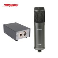 China 797AUDIO ATCR02 Tube Professional XLR Condenser Microphone with Shock Mount Studio Recording for sale