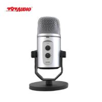 China 797audio AUCR01 High-End USB Wired Condenser Studio Microphone for Karaoke Podcast Recording on Mac/Computer Light-Weight for sale