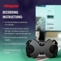 China 797AUDIO Auras Professional HRTF VR USB Digital Monitor Condenser Microphone ASMR Microphones for sale