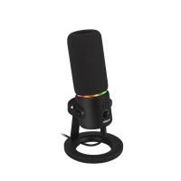 China 797Audio D502 Large Diaphragm USB Microphone with RGB Lighting and Type C Connector for sale