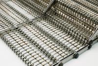 China High Strength Conveyor Wire Mesh Belt Spiral & Cross Rod In Food Workshops for sale