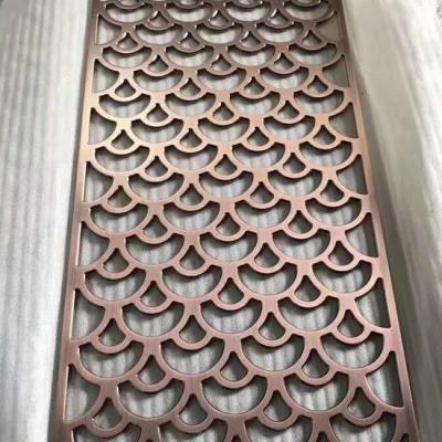 China Customizable Hole Decorated Metal Mesh Made Of Durable 430 Stainless Steel for sale