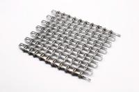 China The Precision Mesh Steel Wire Conveyor Belt Ensures High Efficiency In Screening And Coating. for sale