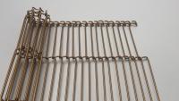 China Fine Stainless Steel Wire Architectural Metal Mesh Screen With A Mirror Polished Reflective Surface for sale