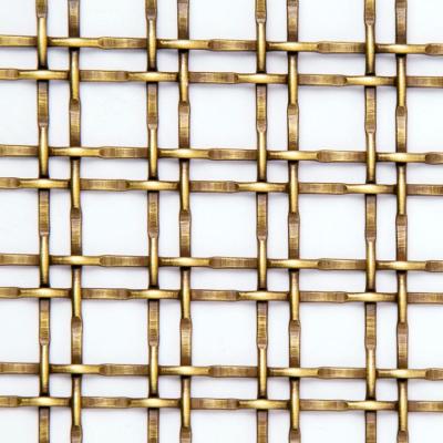 China Vertical Line Aperture Pattern Decorative Metal Mesh for sale