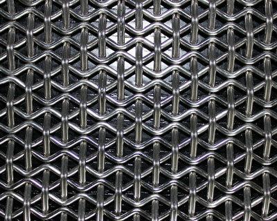 China Square Mesh Decorative Steel Mesh With Durable Galvanized Surface Coating for sale
