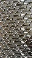 China 0.8mm Fine Wire Diameter Decorative Metal Mesh With 10mm Hexagonal Aperture for sale