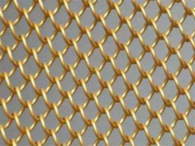 China Thick Wire Construction Decorative Wire Mesh Protective Clear Coat Treatment for sale