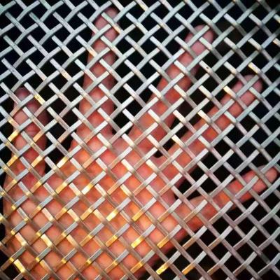 China 304 Stainless Steel Metal Mesh Screen Decorative Electropolished Surface for sale