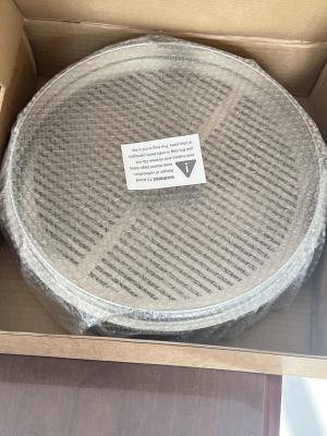 China Factory Wholesale 304 Stainless Steel Test Sieve 300mm Diameter Sieve With Woven Mesh For Sand Testing Bulk for sale