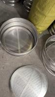 China Factory Wholesale 304 Stainless Steel Test Sieve 300mm Diameter Sieve With Woven Mesh For Sand Testing Bulk for sale