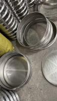 China Wholesale 201 Stainless Steel Test Sieve 8 Inch Sieve For Aggregate Soil Analysis Laboratory Testing Equipment for sale