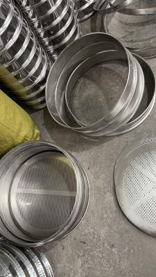 China Wholesale 201 Stainless Steel Test Sieve 8 Inch Sieve For Aggregate Soil Analysis Laboratory Testing Equipment for sale