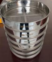 China Factory Customized Test Sieve 316 Stainless Steel 400mm Sieve For Pharmaceutical Granule Analysis Use for sale