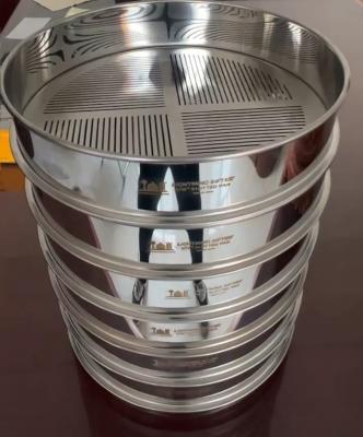 China Factory Customized Test Sieve 316 Stainless Steel 400mm Sieve For Pharmaceutical Granule Analysis Use for sale