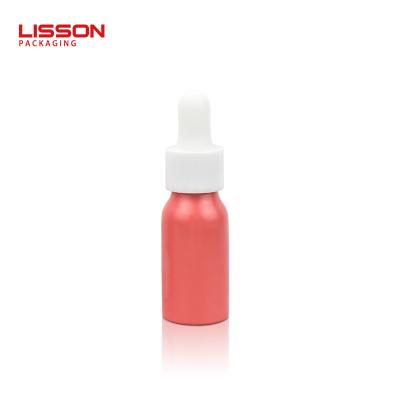China 10ml - 65ml Eye Cream Small Aluminum Spray Bottles Essential Oil Bottle With Dropper for sale