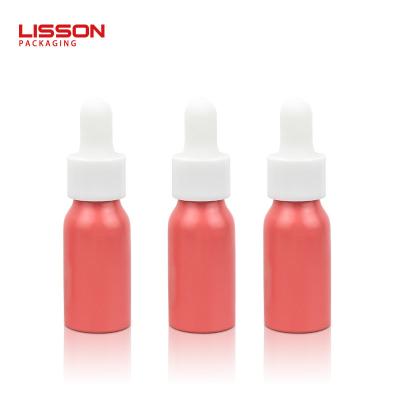China 10ml - 65ml Eye Cream Small Aluminum Spray Bottles Essential Oil Bottle With Dropper for sale