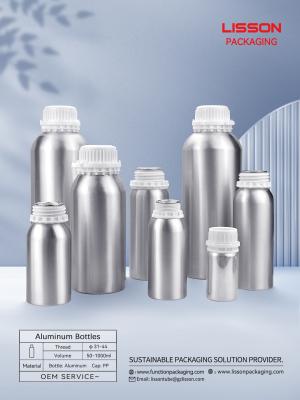 China 1000ml 500ml Aluminium Spray Bottle 88mm Small Empty Aluminum Bottles for sale