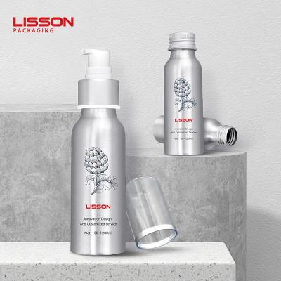 China 30ml 50ml 100ml Aluminum Spray Bottle Empty Aluminum Pump Bottle for sale