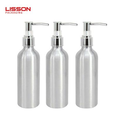 China Perfume Aluminum Hair Spray Bottle 150ml Aluminium Bottles For Cosmetics for sale