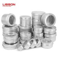 China 35mm To 150mm Aluminium Tin Cosmetic Cream Jars Containers for sale
