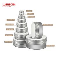 China 15ml 30ml Empty Cream Containers Aluminum Box Tin With Lid for sale