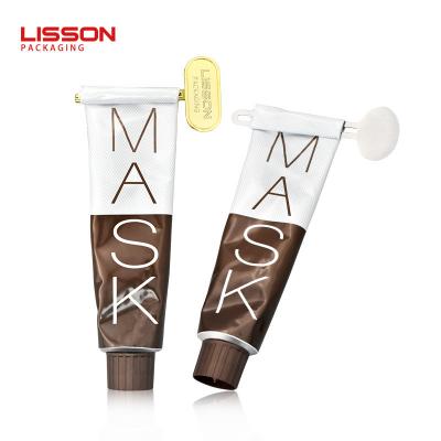 China 40mm Metal Aluminum Cosmetic Tubes Aluminum Lotion Tubes With Squeeze Parts for sale