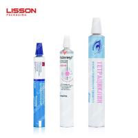 China 15ml Ointment Squeeze Tube Packaging Nozzle Aluminium Tubes For Cosmetics for sale