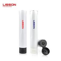 China 16mm Collapsible Aluminum Tube Aluminum Squeeze Tube Packaging For Hair Care for sale