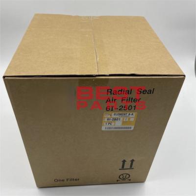 China Industrial Excavator Engine Parts Air Filter Element 6I-2501 for sale
