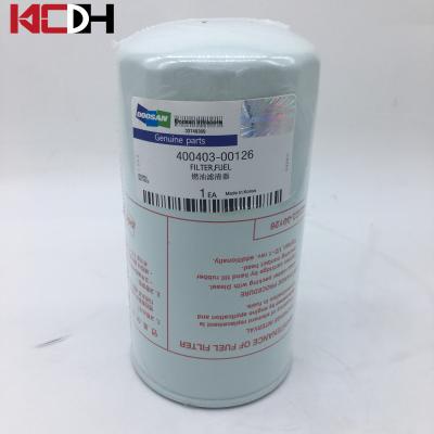 China Doosan DX150 DX215-9 Excavator Engine Spare Parts Fuel Filter 400403-00126 for sale
