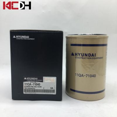 China Hyundai Excavator Engine Parts Fuel Water Separator Diesel Filter 11QA-71040 for sale