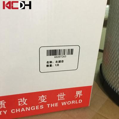 China Sany Excavator Engine Parts Air Filter Element 60207264 60207265 for sale