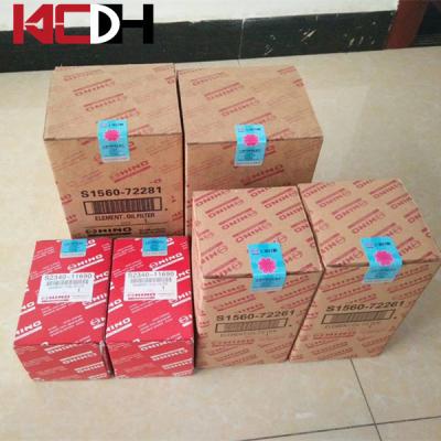China Hino Excavator Engine Spare Parts Oil Filter Element S1560-72281 for sale