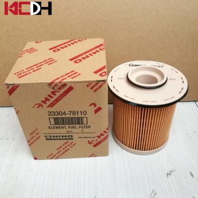 China Hino Excavator Engine Parts Diesel Filter Fuel Filter 23304-78110 for sale