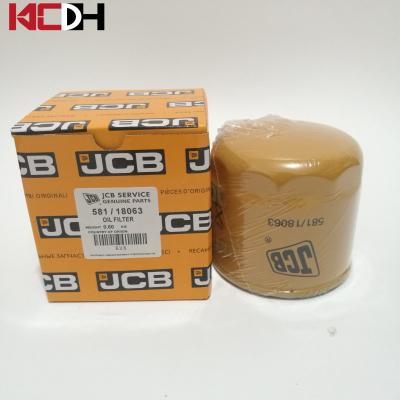 China Jcb Excavator Engine Parts Excavator Loader Gearbox Oil Filter 581-18063 for sale