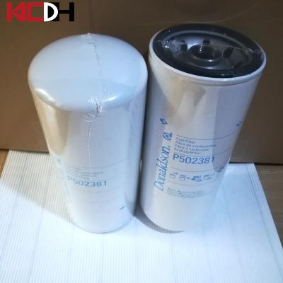 China Excavator Engine Spare Parts Doanldson Diesel Filter Fuel Filter P502381 for sale