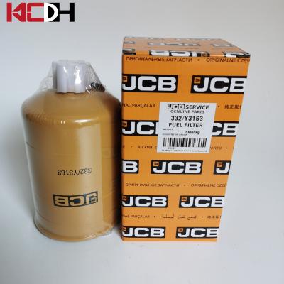 China Jcb Excavator Engine Parts Diesel Fuel Water Separation Filter 332-Y3163 for sale