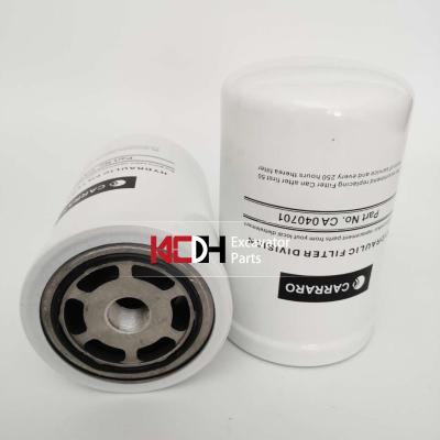 China CARRARO Excavator Transmission Hydraulic Oil Filter Element CA040701 for sale