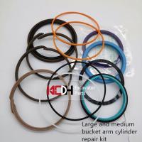 China Rotary Large Medium Bucket Arm Cylinder Oil Seal Repair Kit Fluorine Rubber for sale