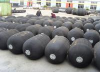 China Black Inflatable Rubber Fender Marine Ball For Protecting The Hull for sale