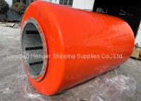 China Foam Filled Donut Fender Red Color For Port Protection for sale