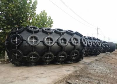 China 50Kpa Floating Marine Pneumatic Rubber Fender With Chain And Type for sale