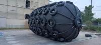China 3300x6500mm Floating Pneumatic Yokohama Fenders 50Kpa With Chain Tyre Net for sale