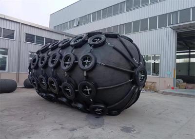 China Yokohama Floating Ship Pneumatic Rubber Fender 3.3*6.5M 50kpa With Chain Tyre for sale