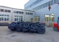 China STS Marine Ship Yokohama Type Pneumatic Rubber Fender With Tires And Chain for sale